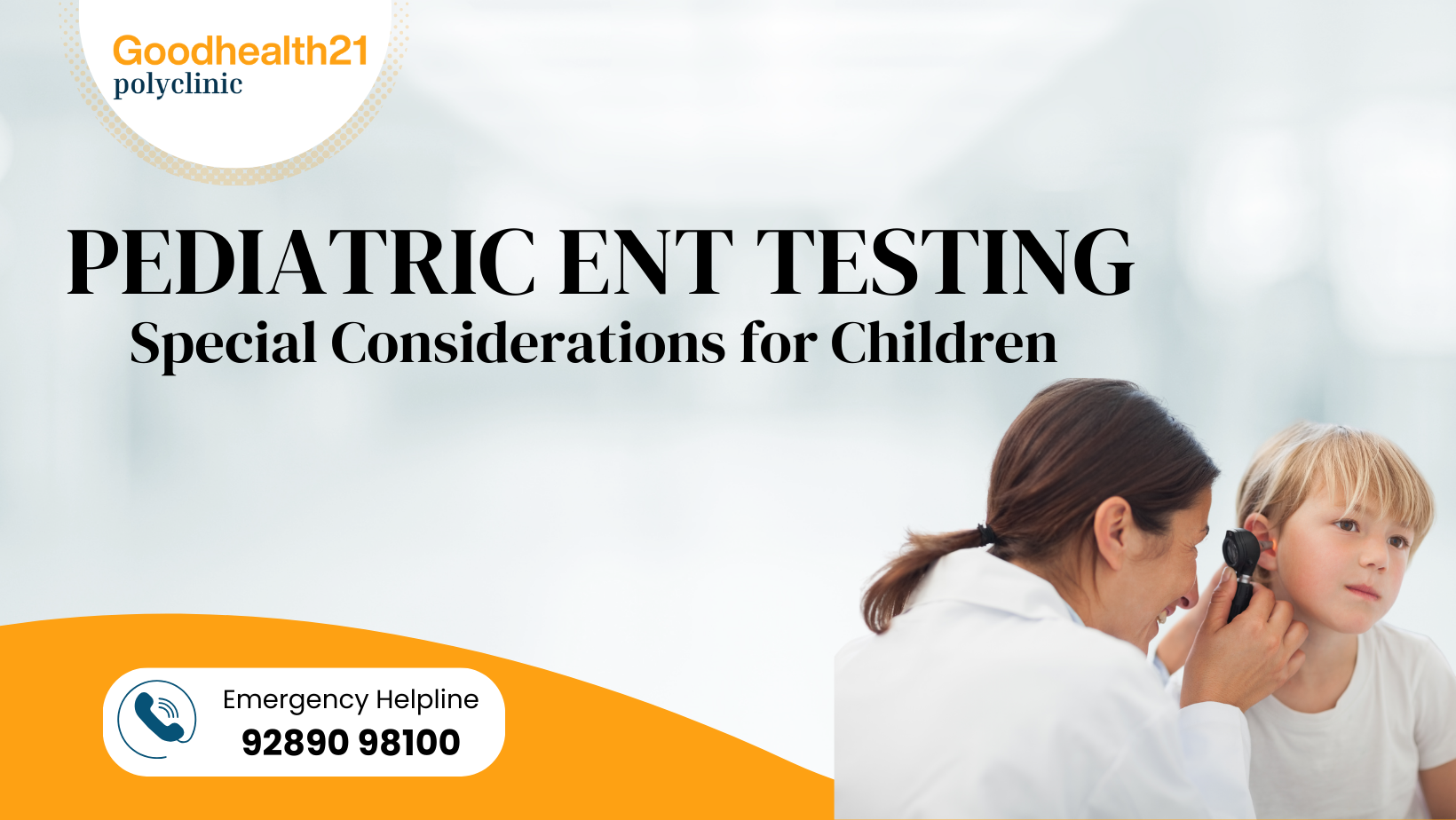 Pediatric ENT Testing: Special Considerations for Children's Ear, Nose ...